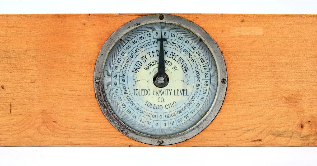 Inclinometers – Vintage Vials - Antique Tools