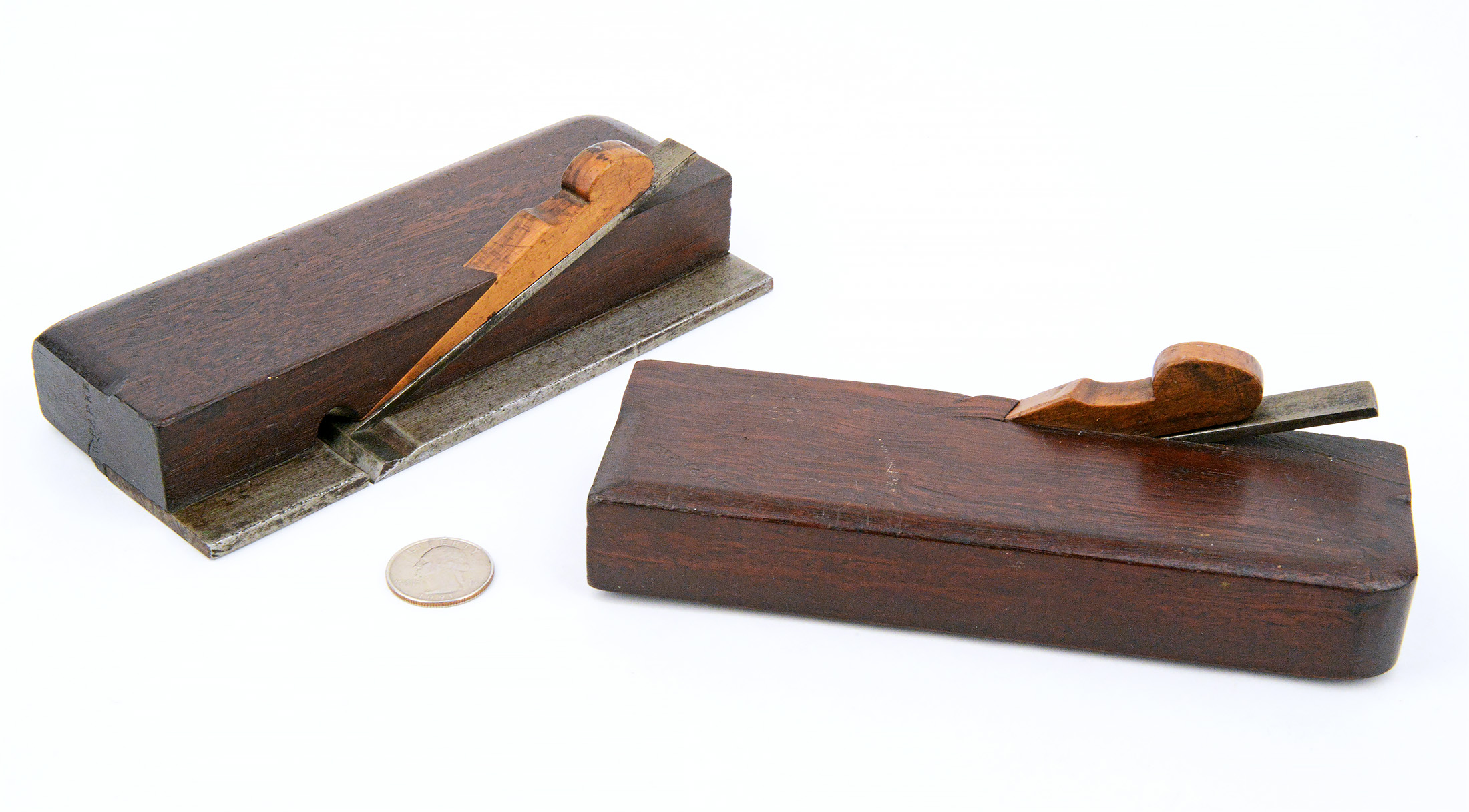 Gorgeous Matched Pair of Side Rabbet Planes – Vintage Vials