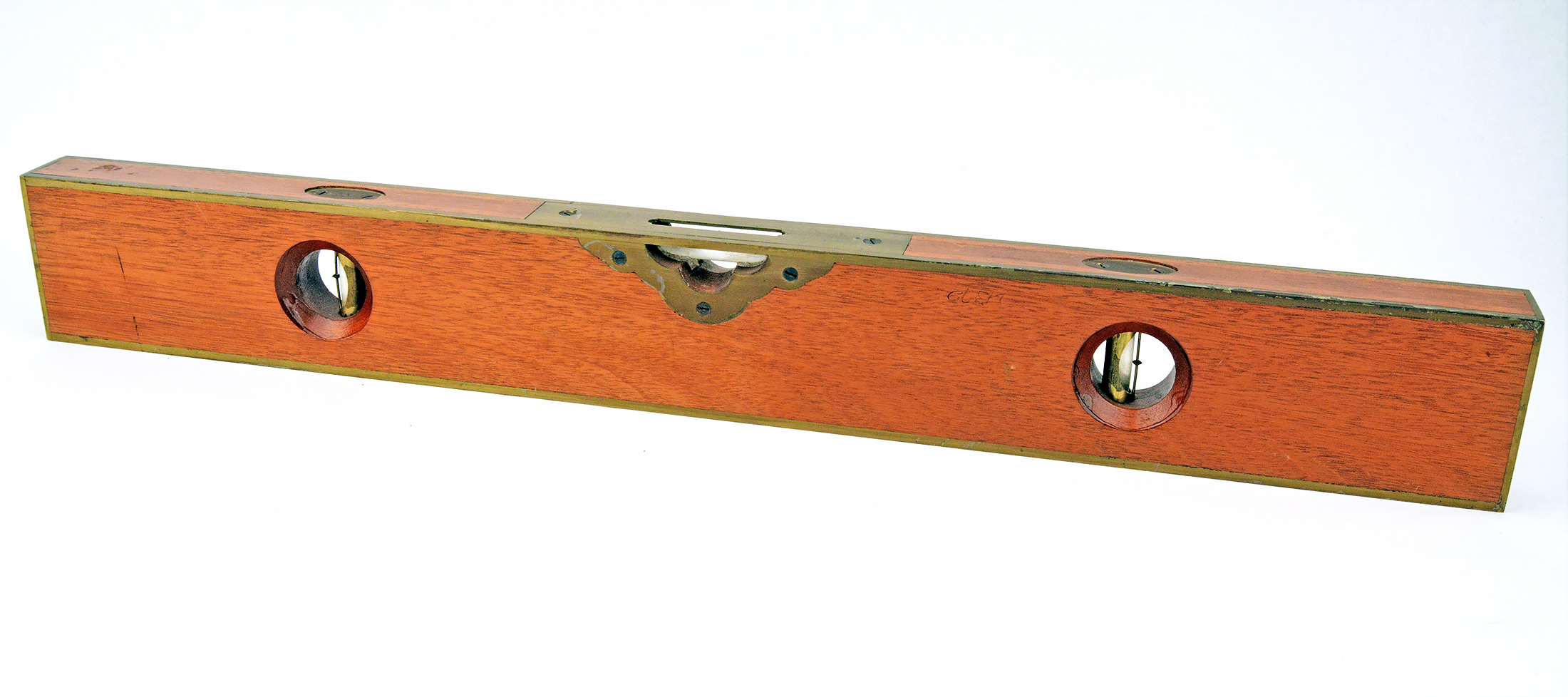 SUPERB! Stratton Bros. Mahogany Double Plumb & Level – Vintage Vials