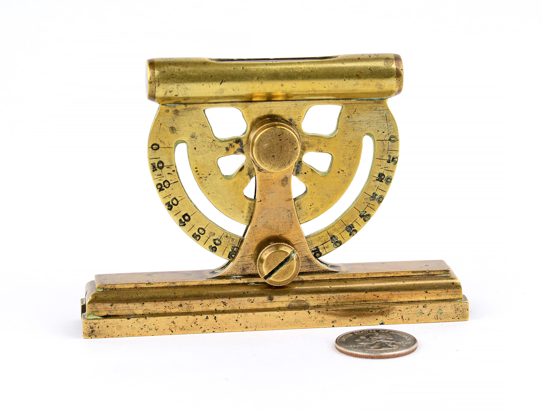AMAZING Solid Brass Inclinometer – Vintage Vials