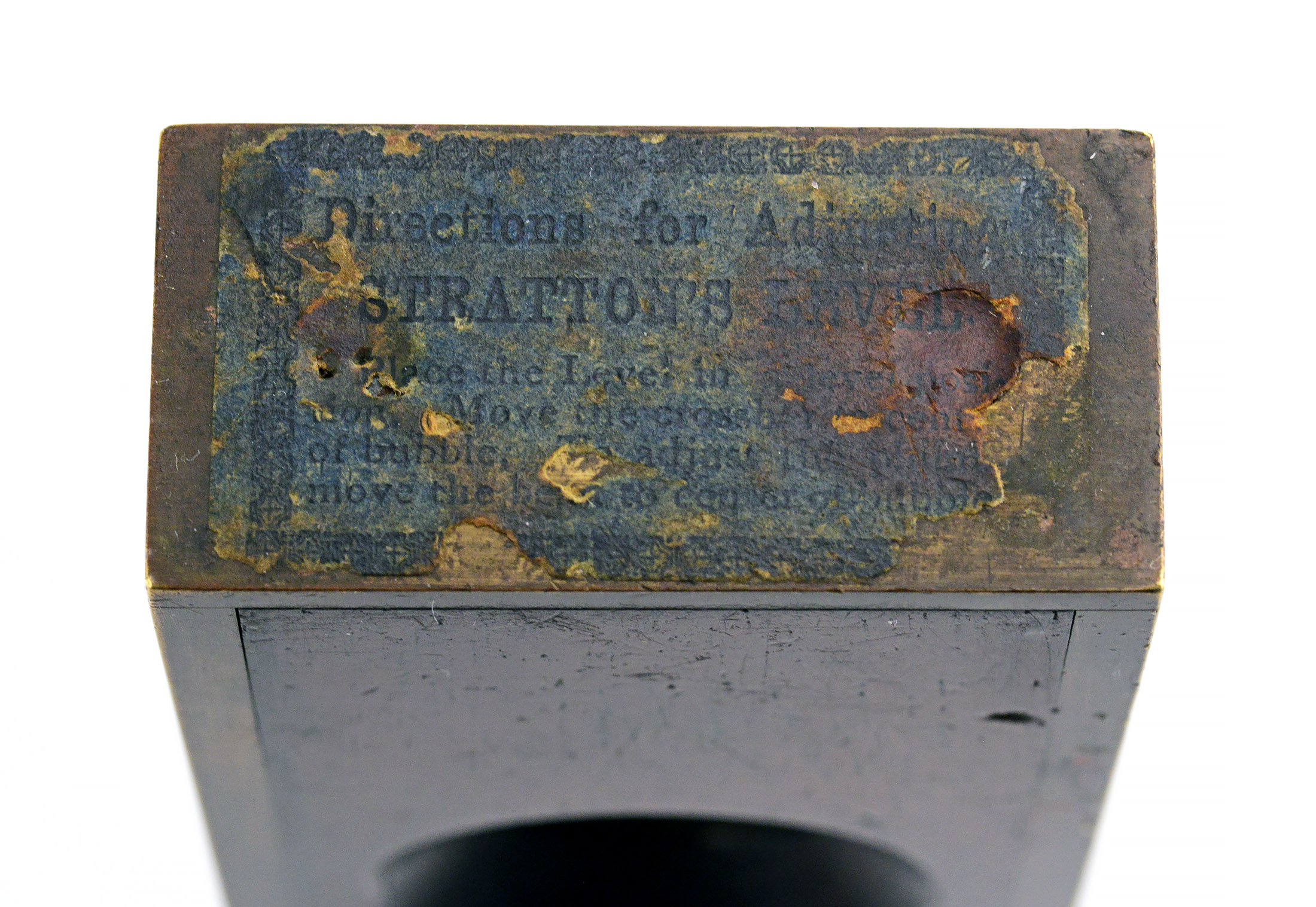 FINE Stratton Brothers No.10 Rosewood Level with ORIGINAL LABEL ...