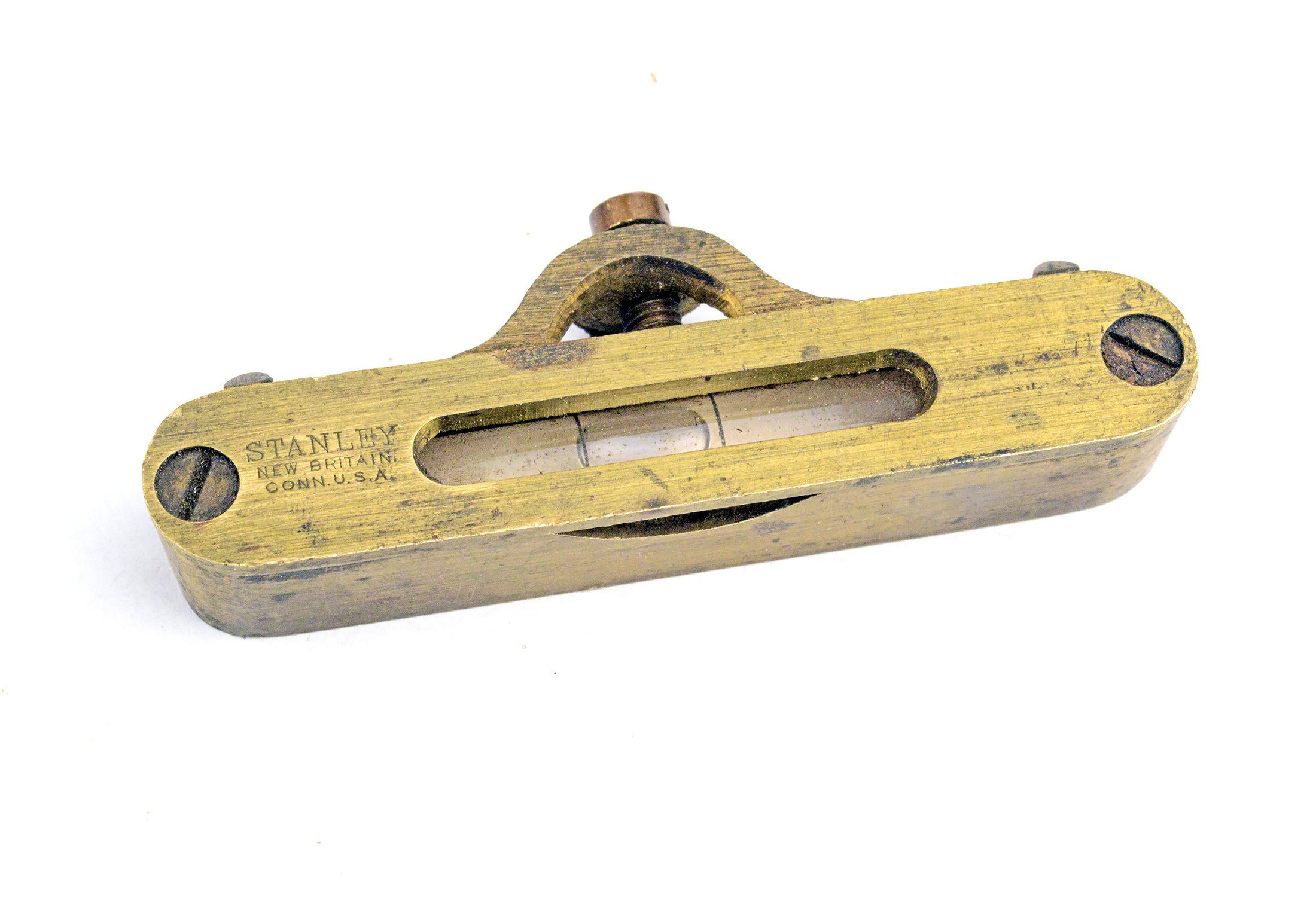 Stanley No. 42 Solid Brass Pocket/Square Level – Vintage Vials