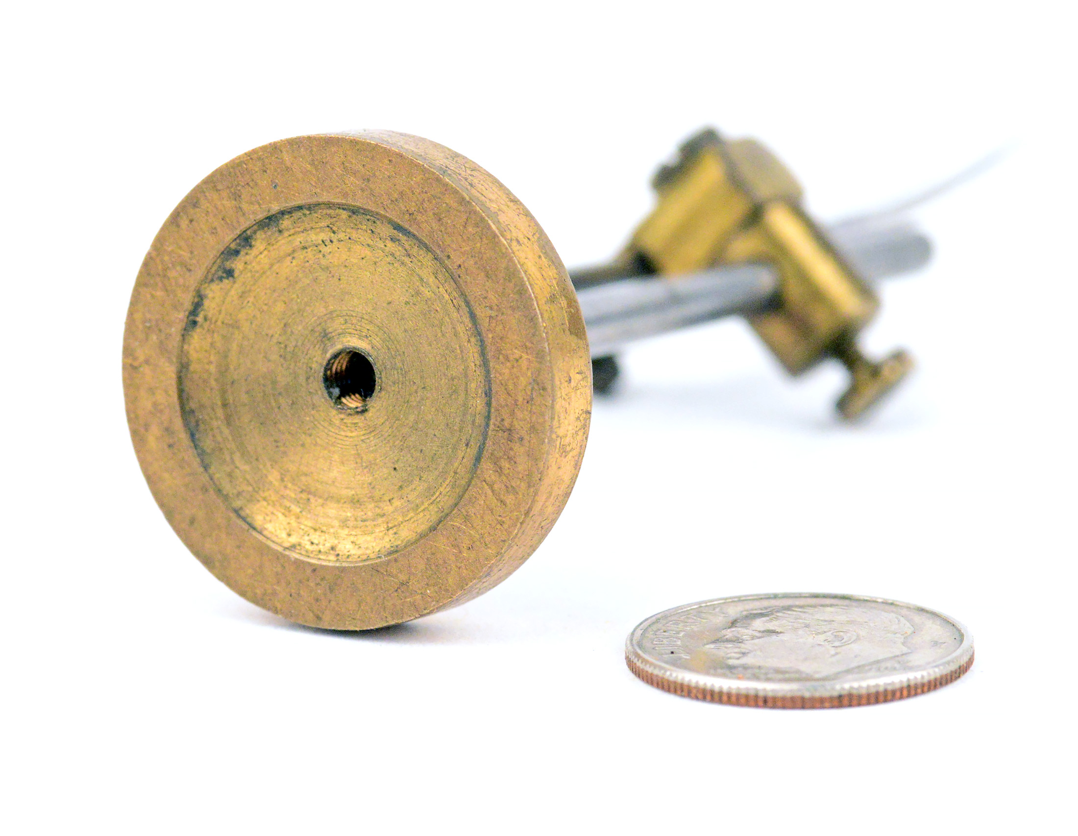 Super Miniature Brass Surface Gauge – Vintage Vials