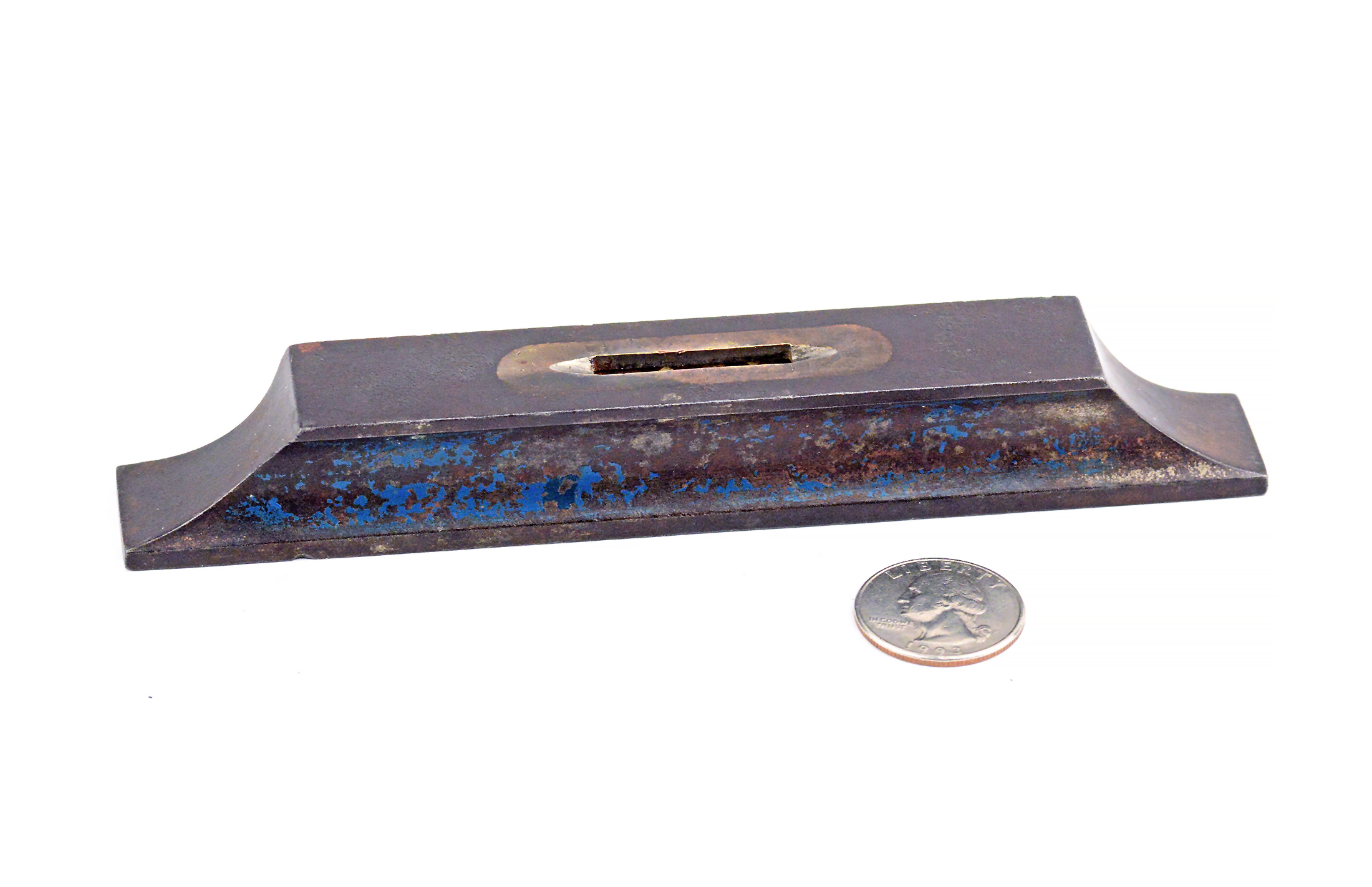 Fantastic 6.5″ Iron Machinist Bench Level – Vintage Vials