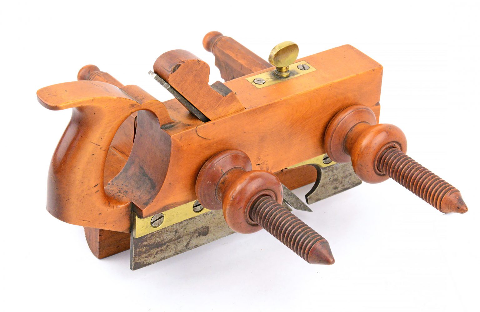 Excellent D.R. Barton Solid Boxwood Handled Plow Plane – Vintage Vials