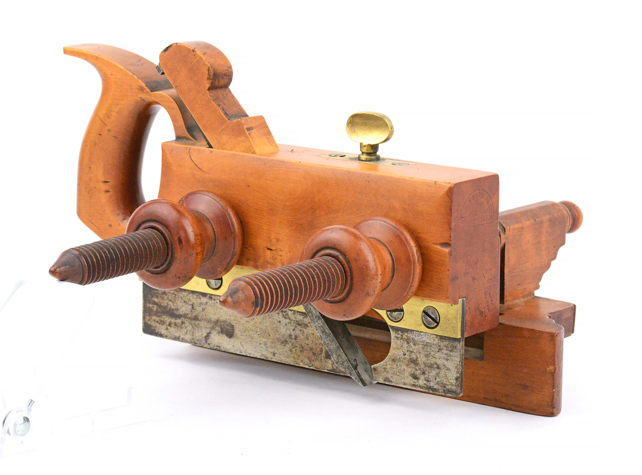 Excellent D.R. Barton Solid Boxwood Handled Plow Plane – Vintage Vials