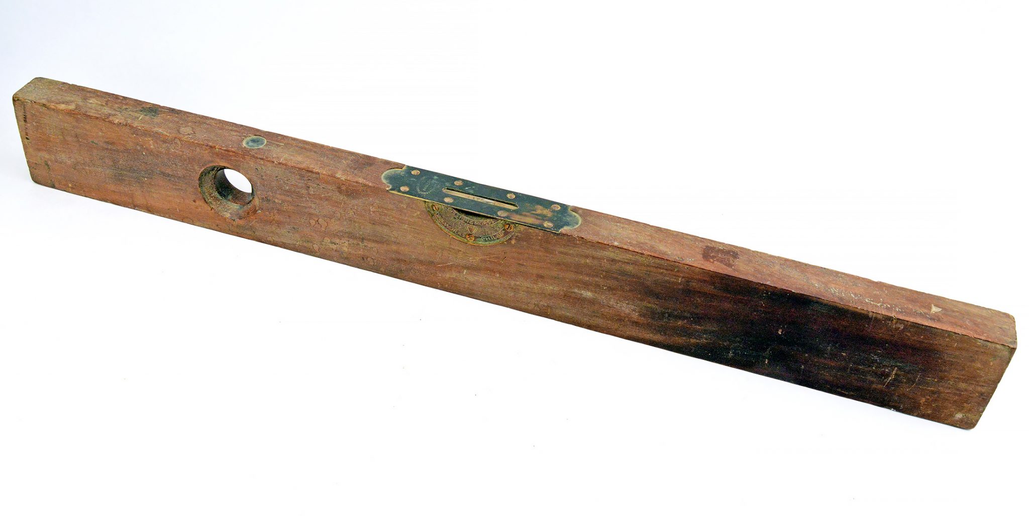 EARLY Disston & Morss Mahogany Level with Fancy Sideviews – Vintage Vials