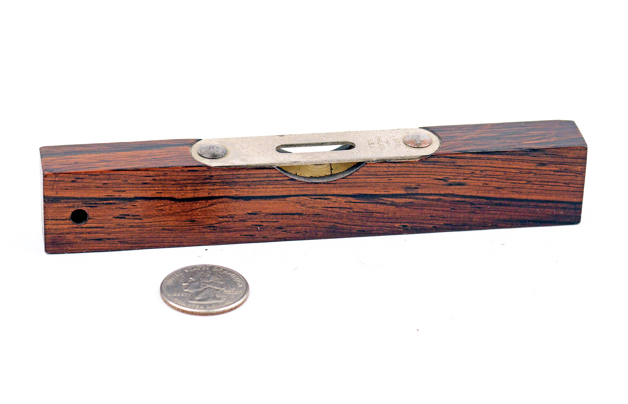 Disston No. 200 Rosewood Level – Signed Example – Vintage Vials
